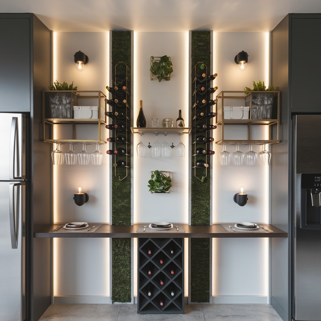 Police za vina ideje - Kako stvoriti elegantan kutak za vino u kuhinji?
